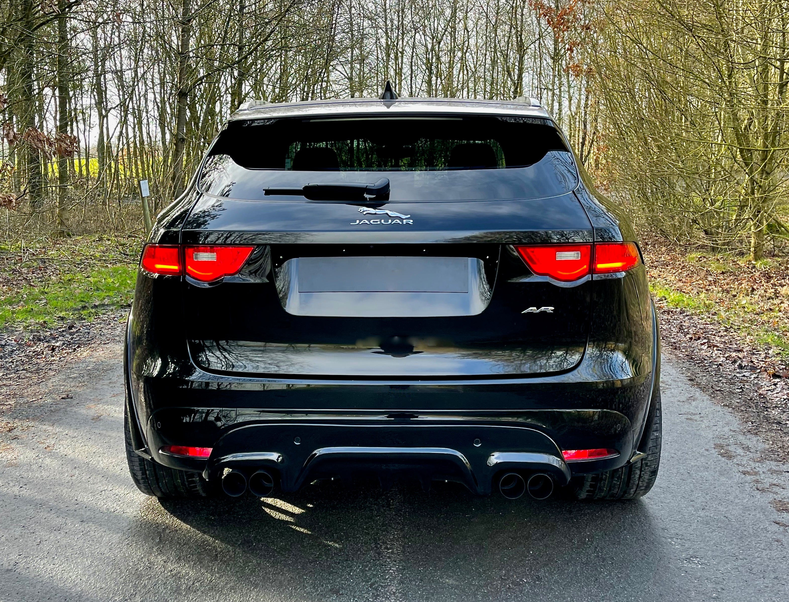 AVR Jaguar F-Pace Rear Diffuser(V1) Fits All 3.0 LTR Petrol / Diesel M