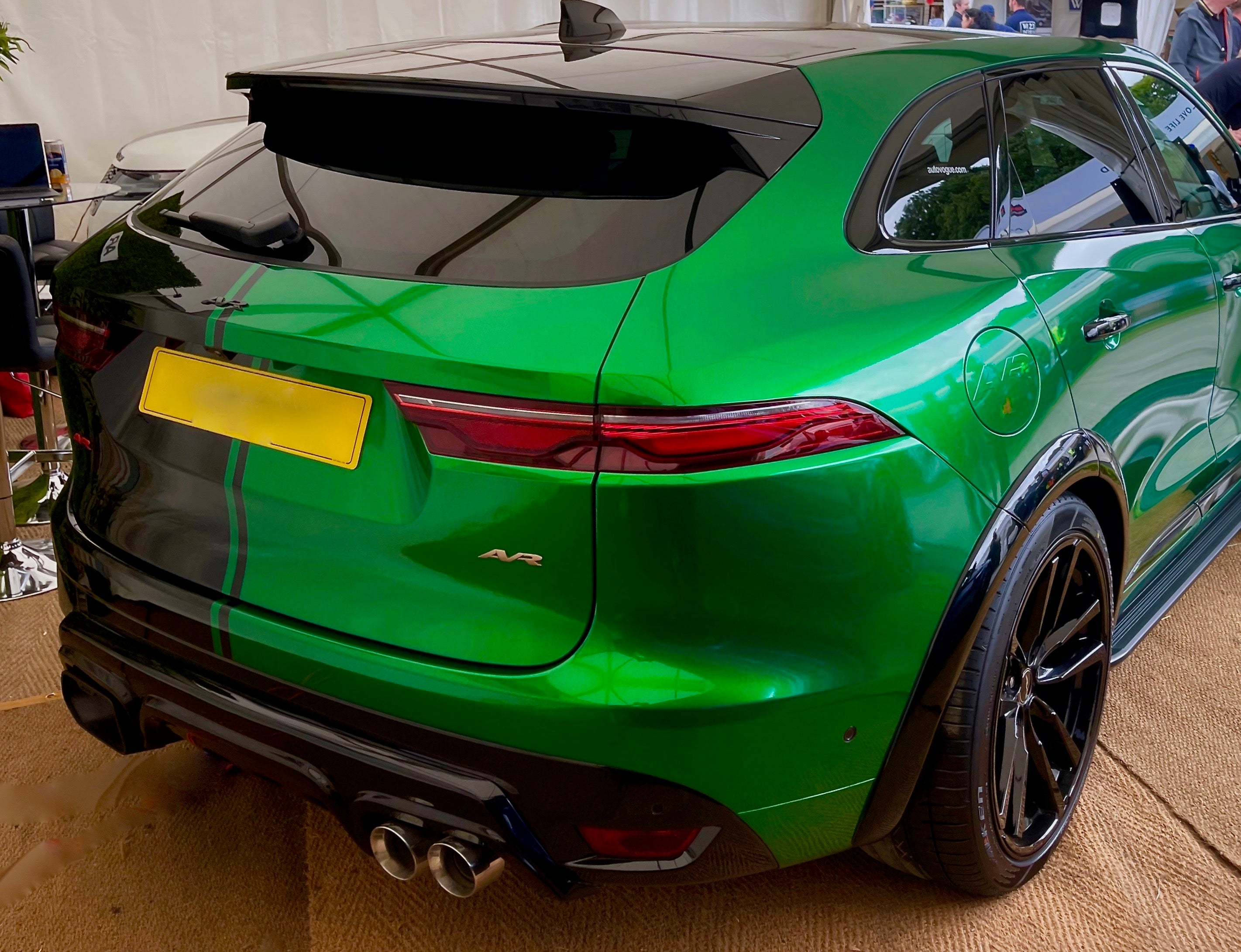 AVR Jaguar F-Pace Rear Diffuser(V2) Fits All 2.0 LTR Petrol And Diesel